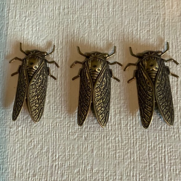 Other | 1 Lot Left3 Large 10 Brass Beetle Bugs | Poshmark